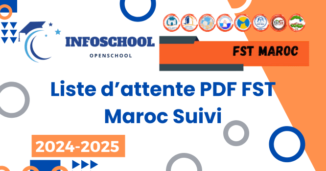 Liste d’attente PDF FST Maroc Suivi 2024-2025 - Infoschool